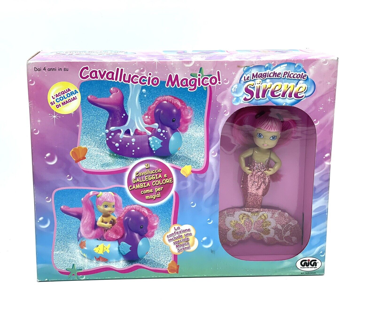 MAGIC MERBABIES MERMAID Magical Seahorse PLAYSET VIVID new – Vintage ...