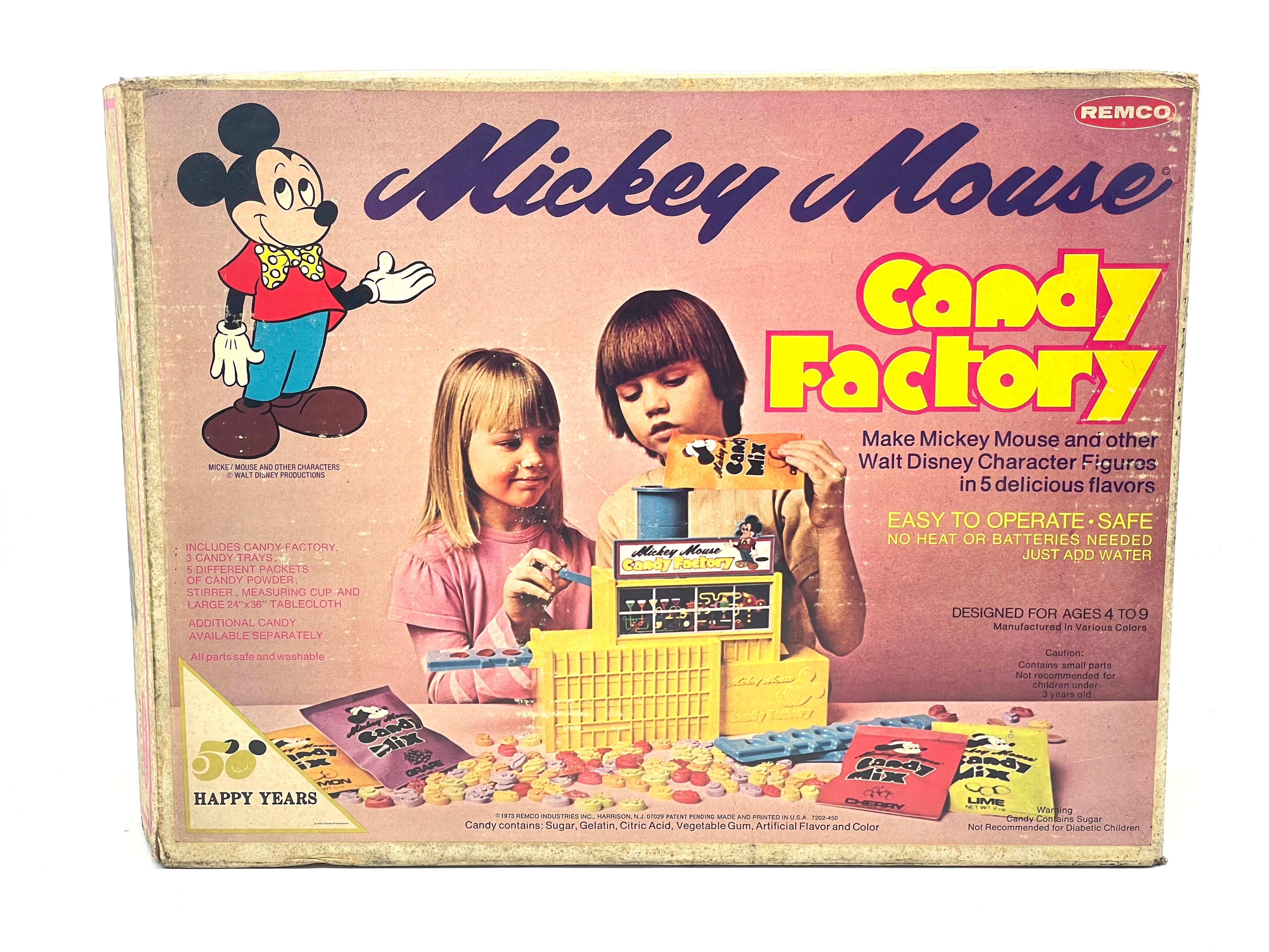 Vintage 1973 Remco Disney Mickey Mouse Candy Factory New Old Stock ...