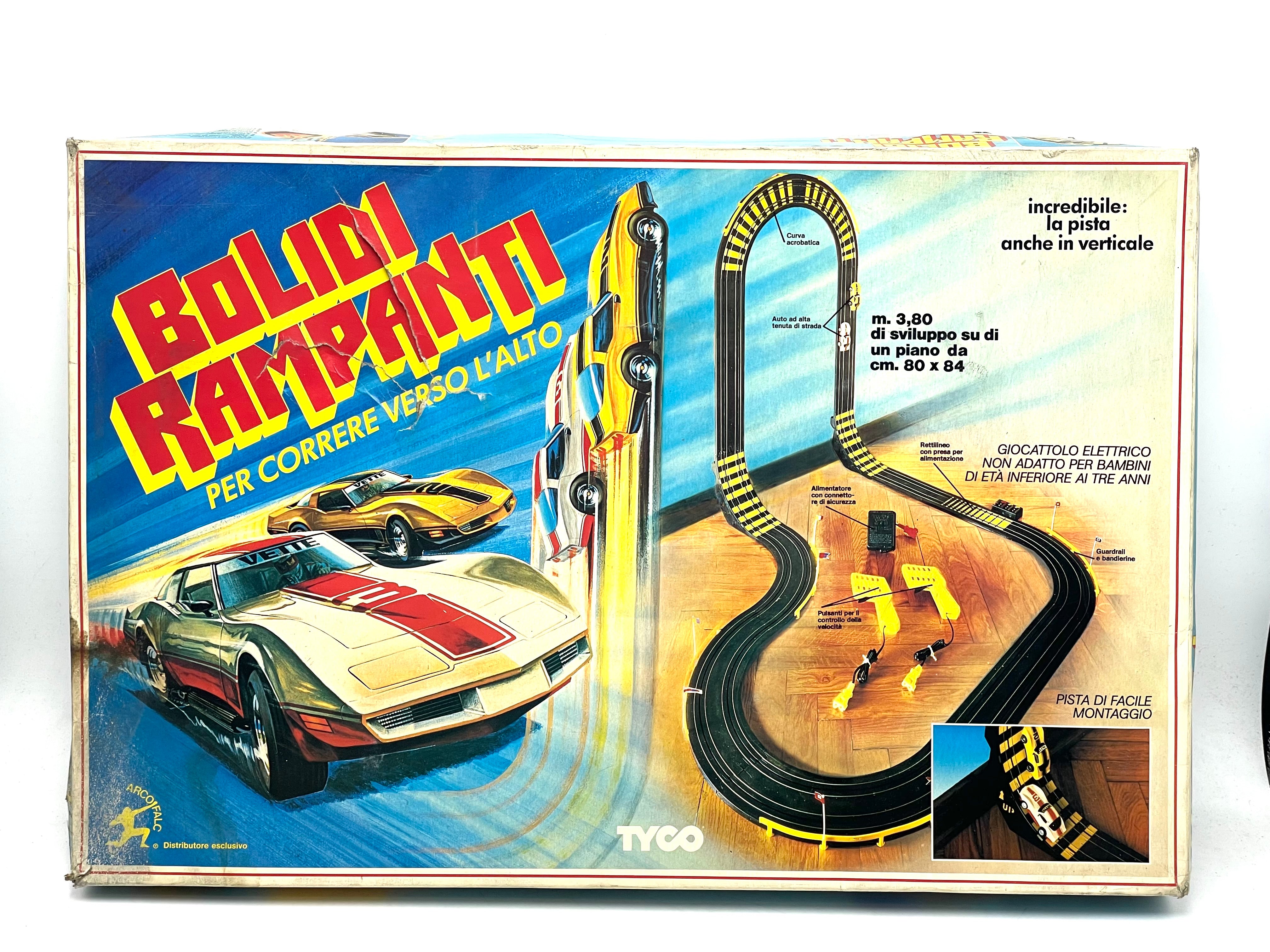 80'S Tyco Daredevil Super Cliff Hangers Maximum Heat Set new old stock ...