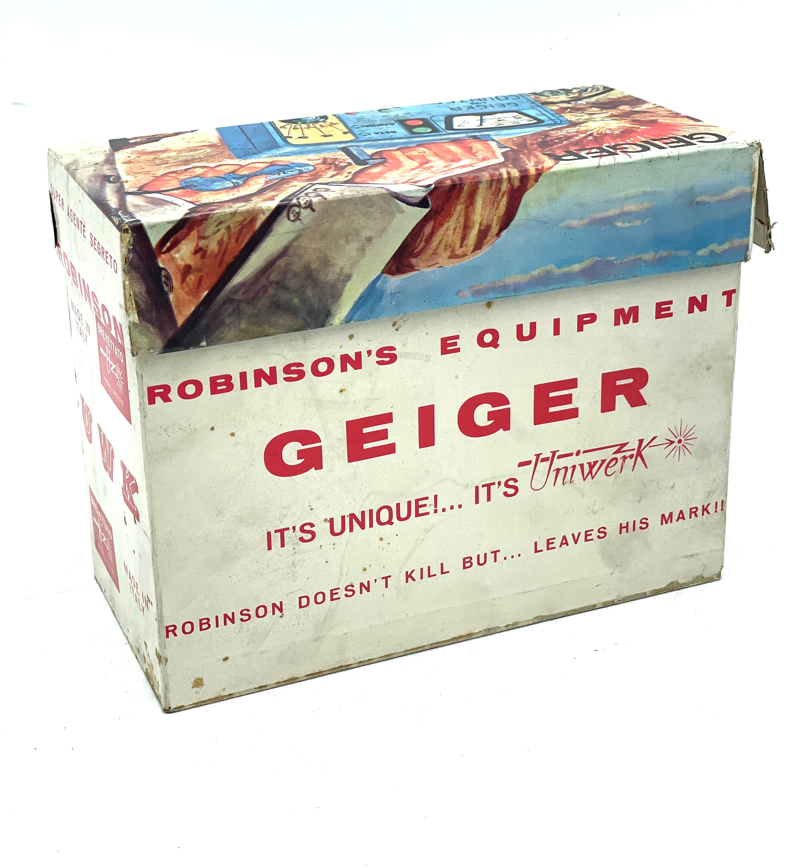 Vintage Uniwerk Robinson's Equipment Geiser Contatore new old stock ...
