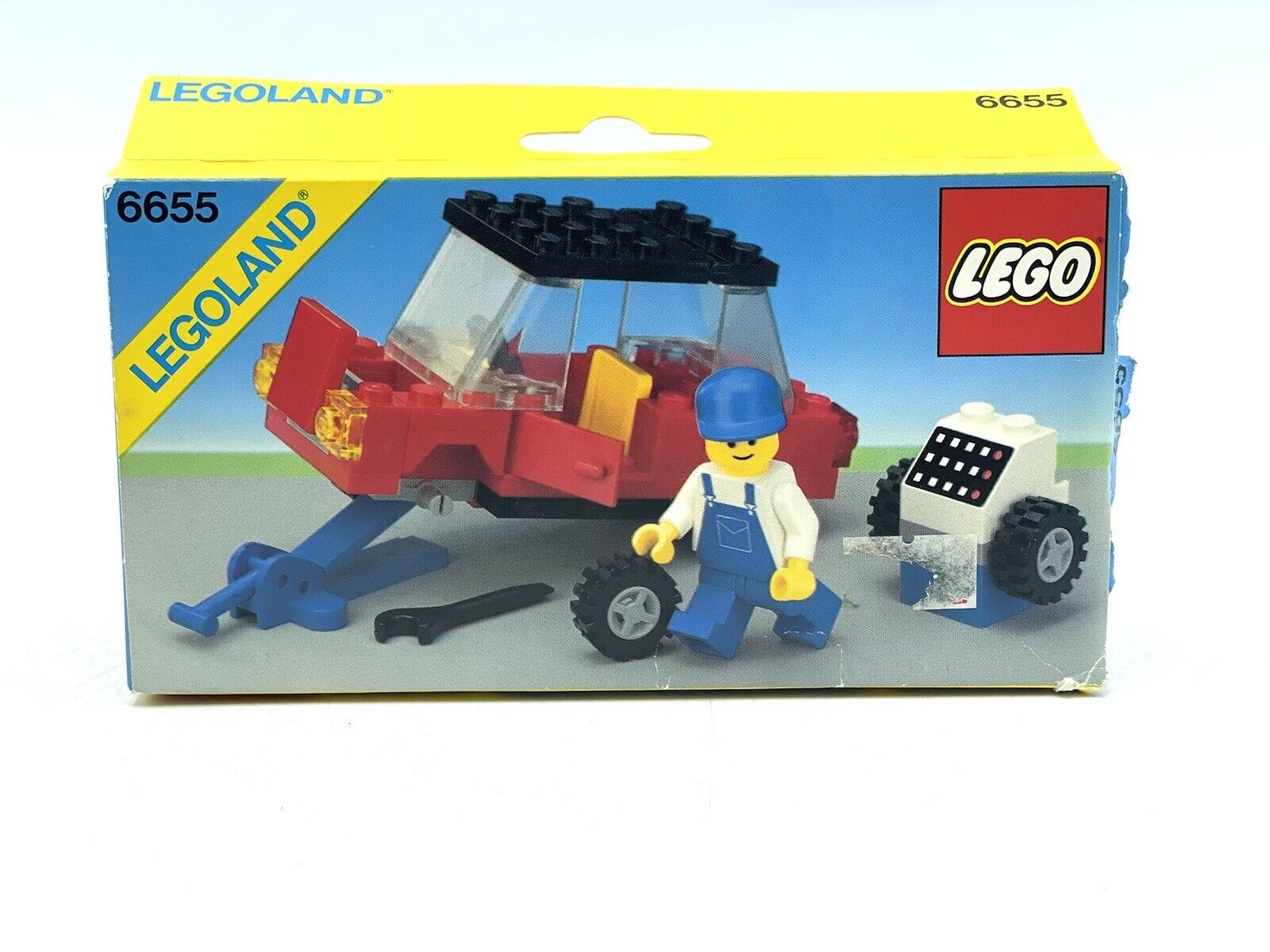 1984 Legoland LEGO 6655 Auto & Tires repair – Vintage Toys Box
